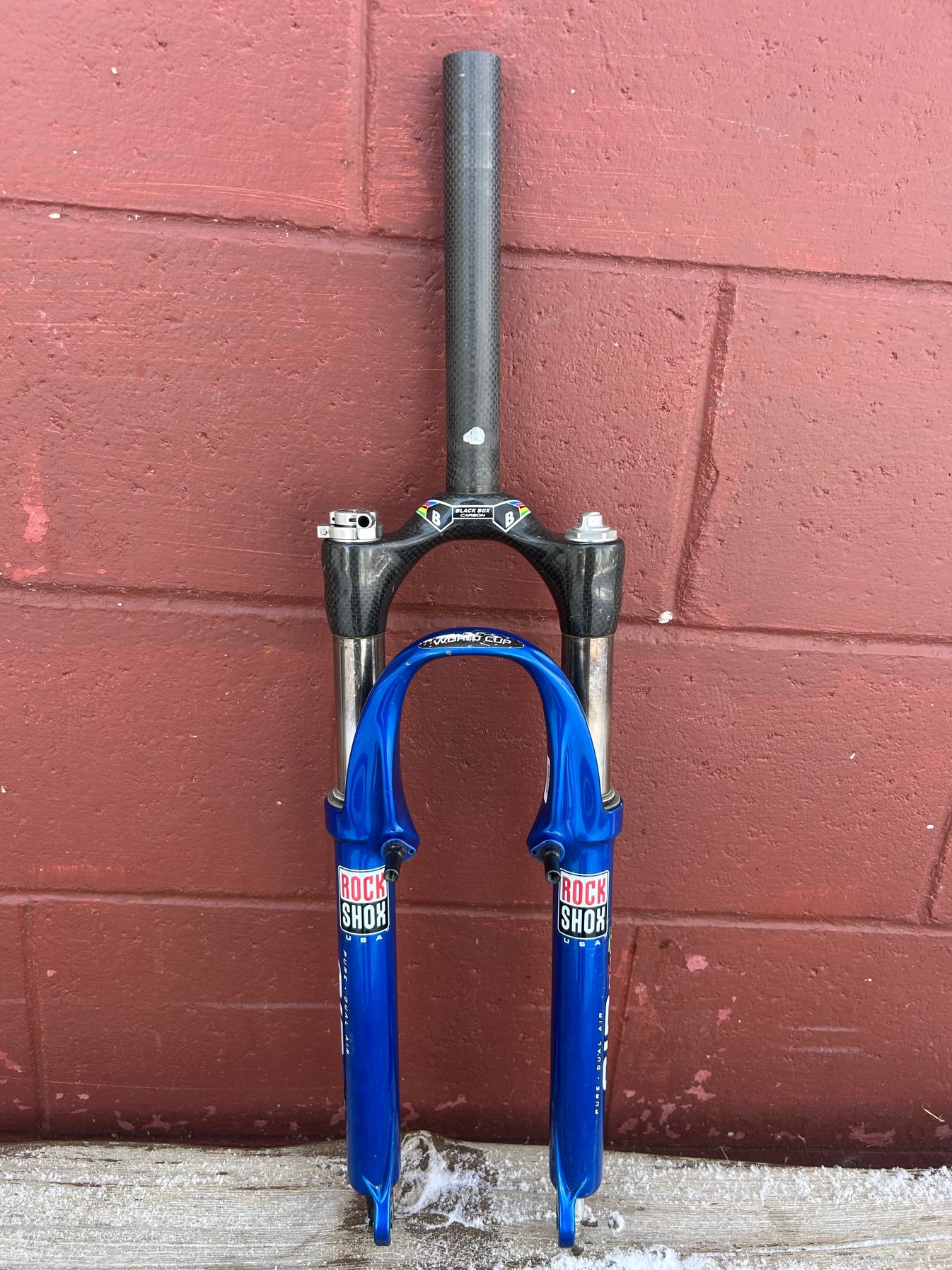 Rock Shox SID Race Titanium Black Box Carbon World Cup 1 1/8 26" Suspe ...