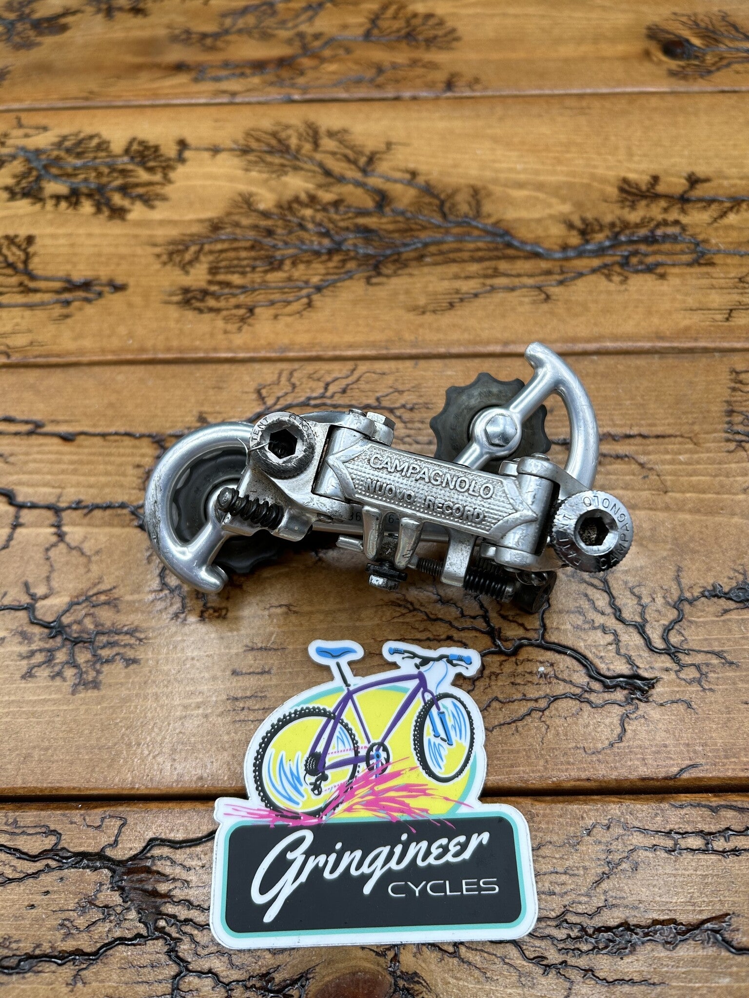Campagnolo Nuovo Record Long Cage Mod Rear Derailleur – Gringineer Cycles