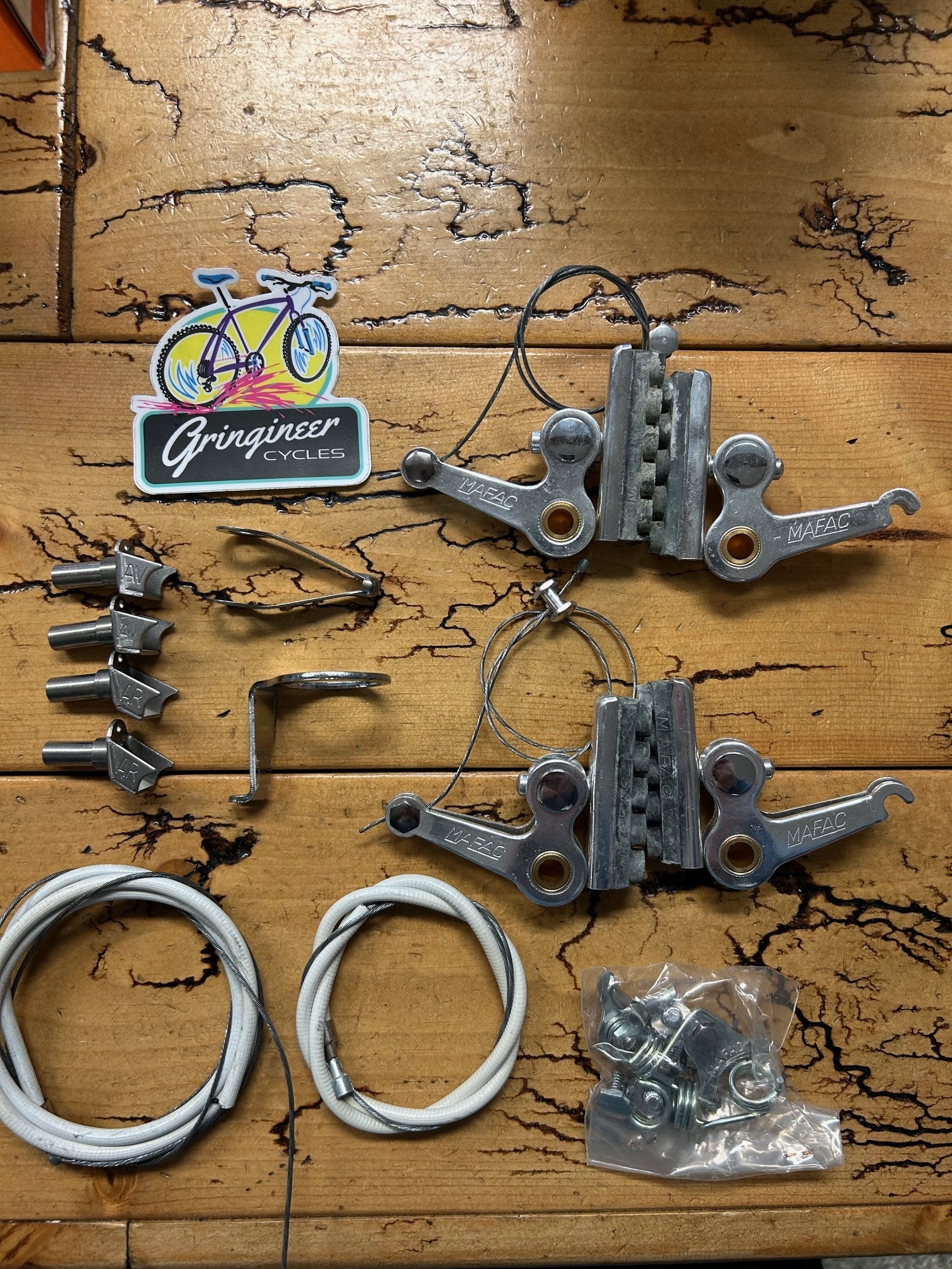 Mafac Criterium Long Arm Cantilever Brake Set With Braze On Brake Boss ...