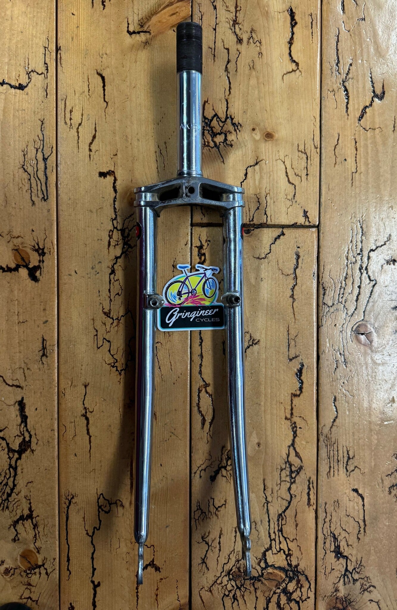 Akisu 1983 BiPlane Chrome Hi-ten 26 Inch 1 Inch Threaded Fork ...