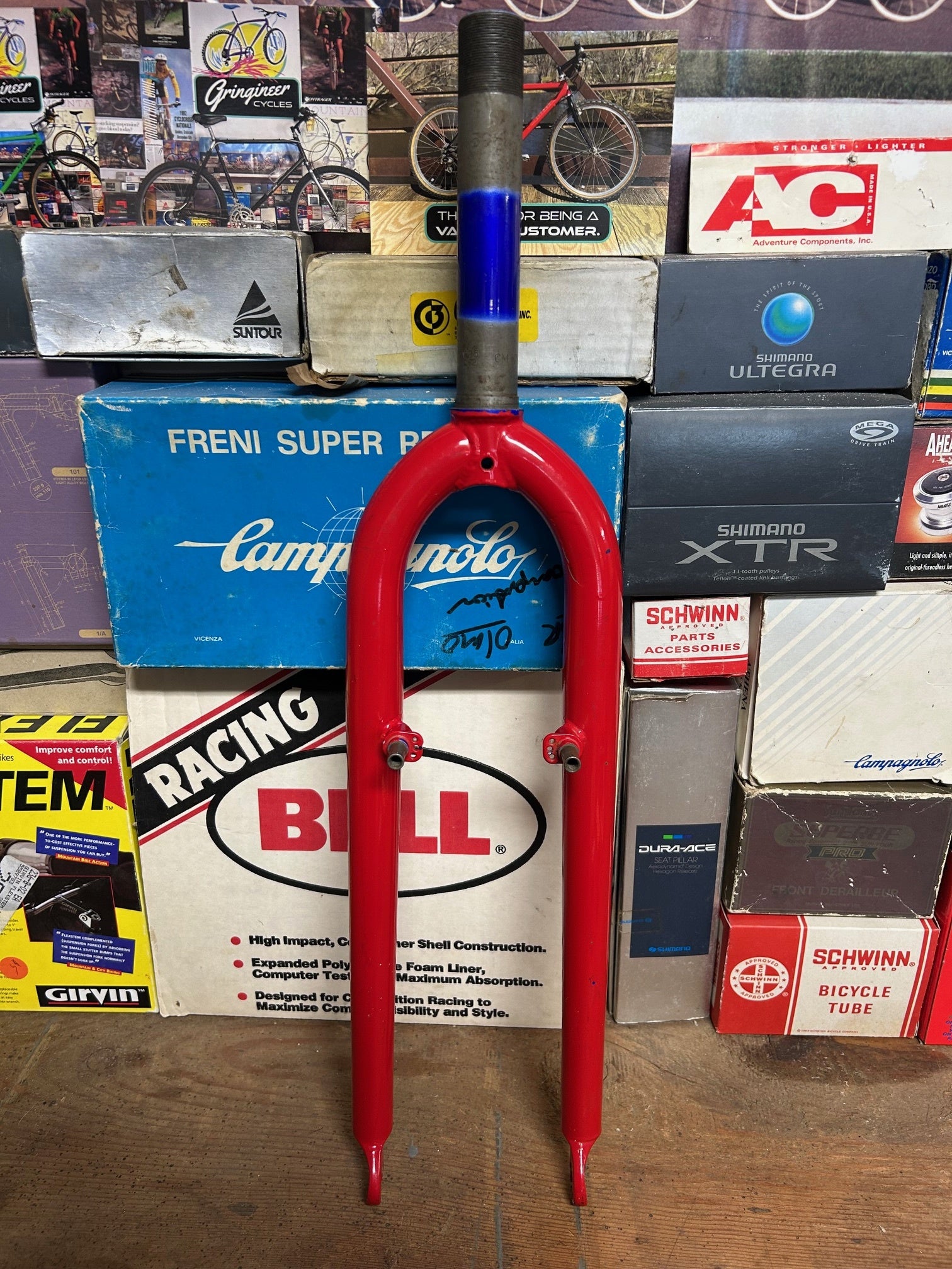 Spinner Red 26" 1 1/8 Threaded Fork – Gringineer Cycles