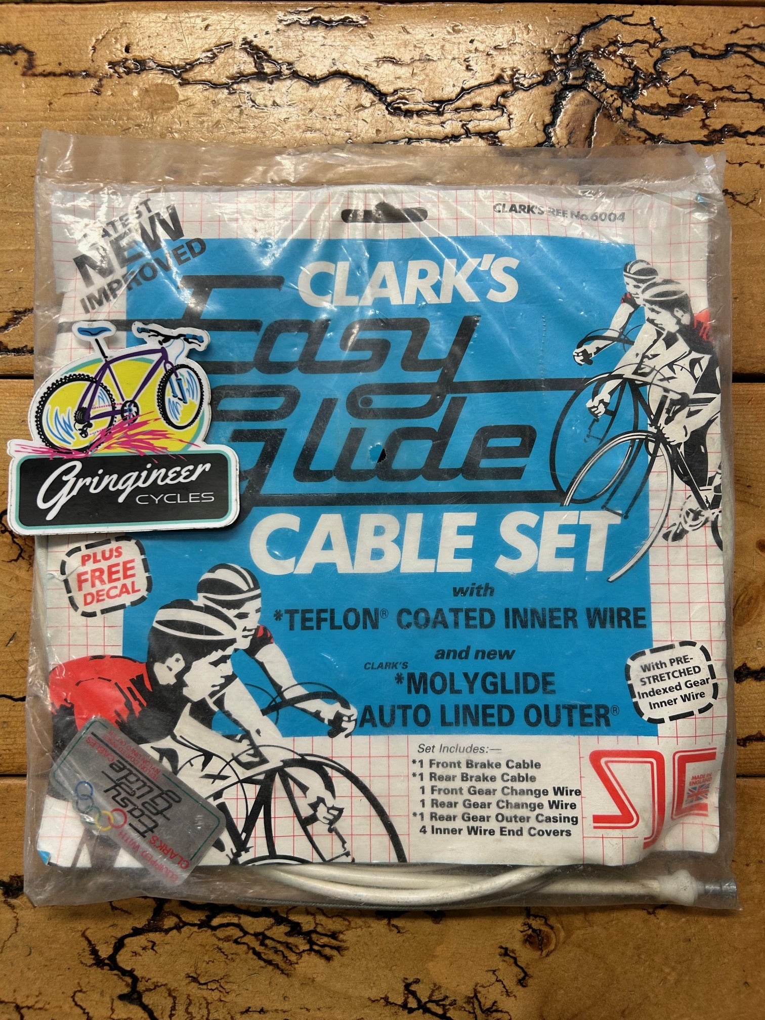 Clarks Easy Glide White Cable Set 2 Shifter Cables / 1 Brake Cable and ...